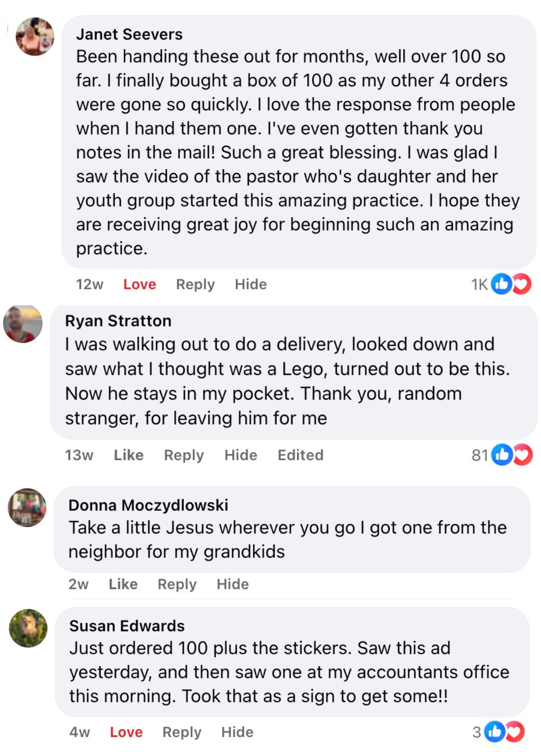 Alvio’s Little Jesus Figures